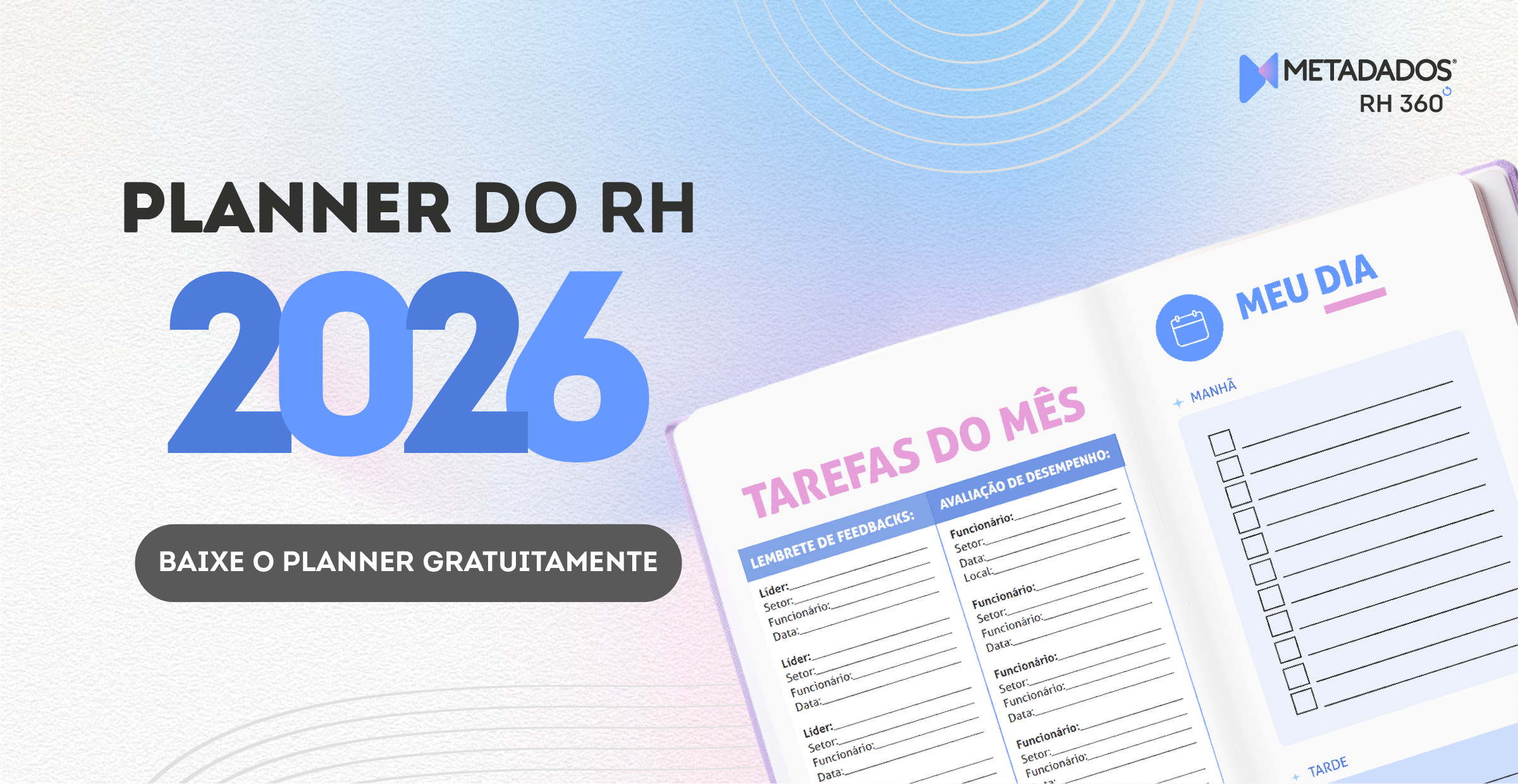 Planner do RH 2026: Organize o Ano com Eficiência e Clareza