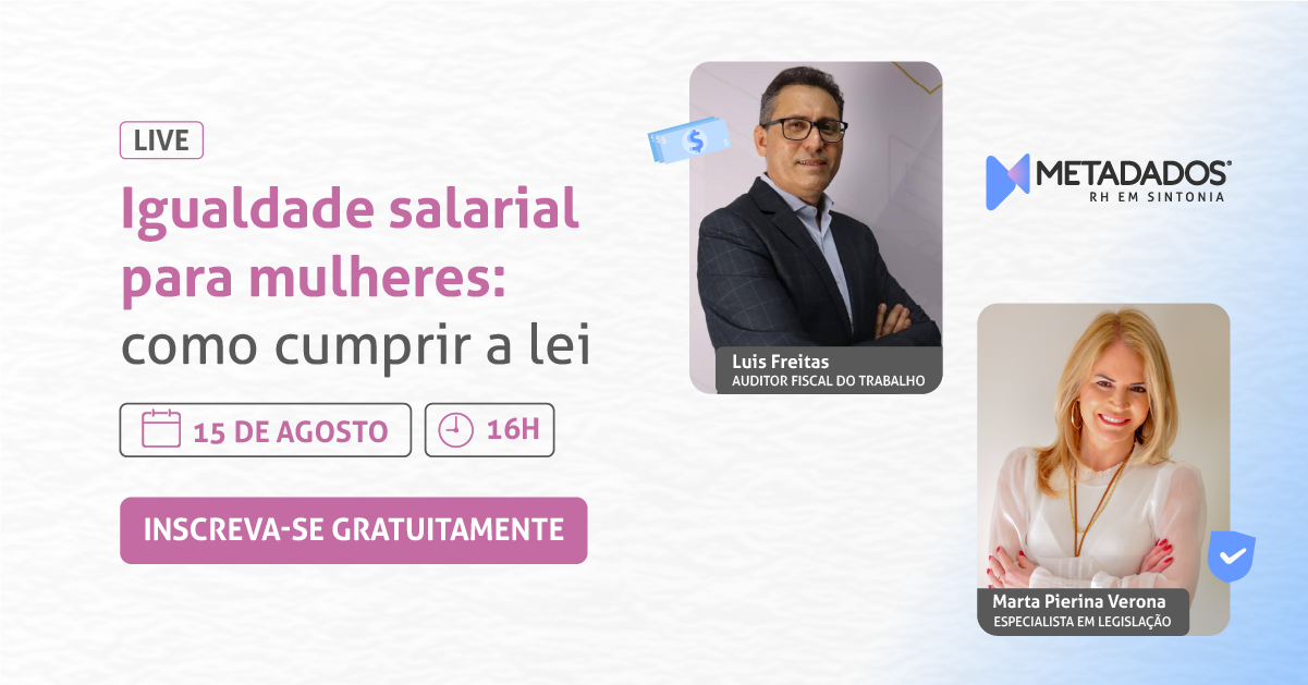 [LIVE] Igualdade salarial: como cumprir a nova lei